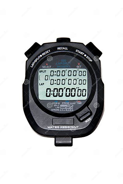 Digital Stopwatch stock photo. Image of measure, crystal - 6494008