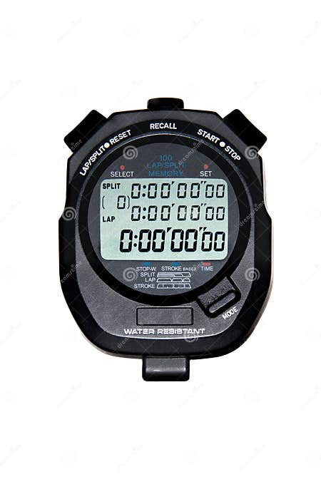Digital Stopwatch stock photo. Image of measure, crystal - 6494008
