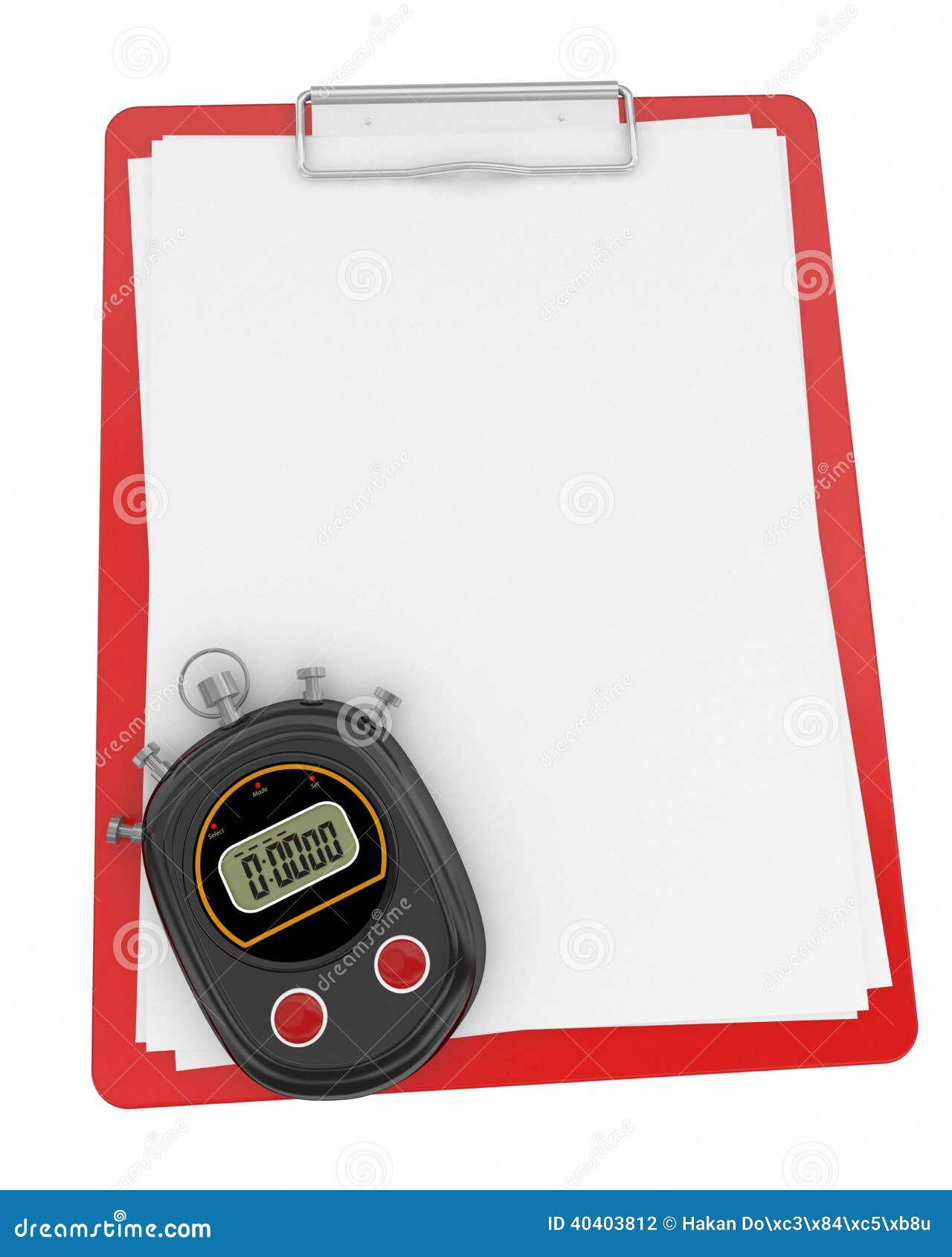 Digital Stopwatch Vector Illustration | CartoonDealer.com #14498944