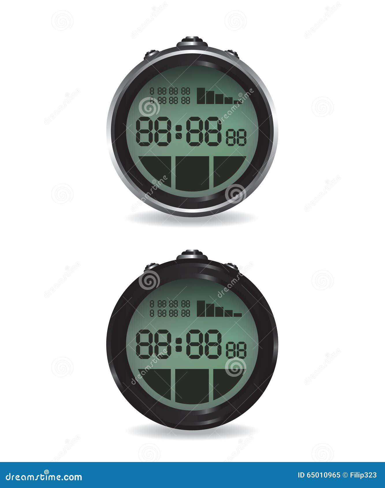 Digital Stopwatch Vector Illustration | CartoonDealer.com #14498944