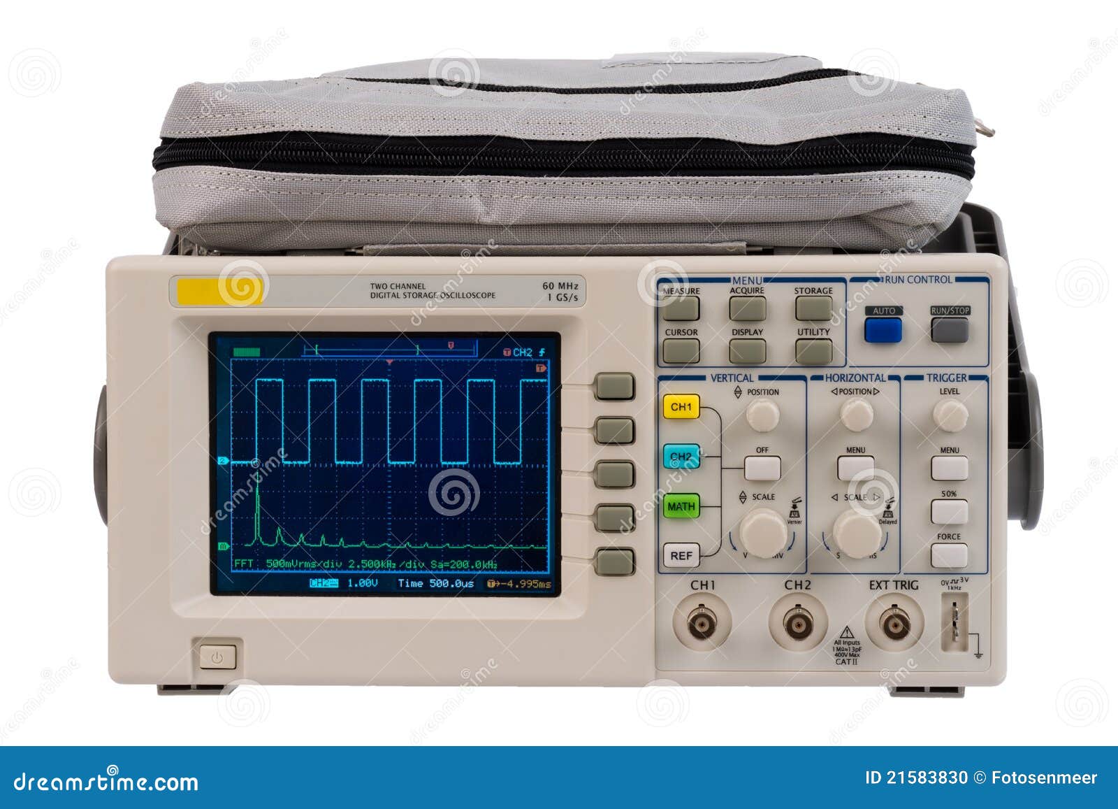 Digital storage scope stock photo. Image of electronics - 21583830