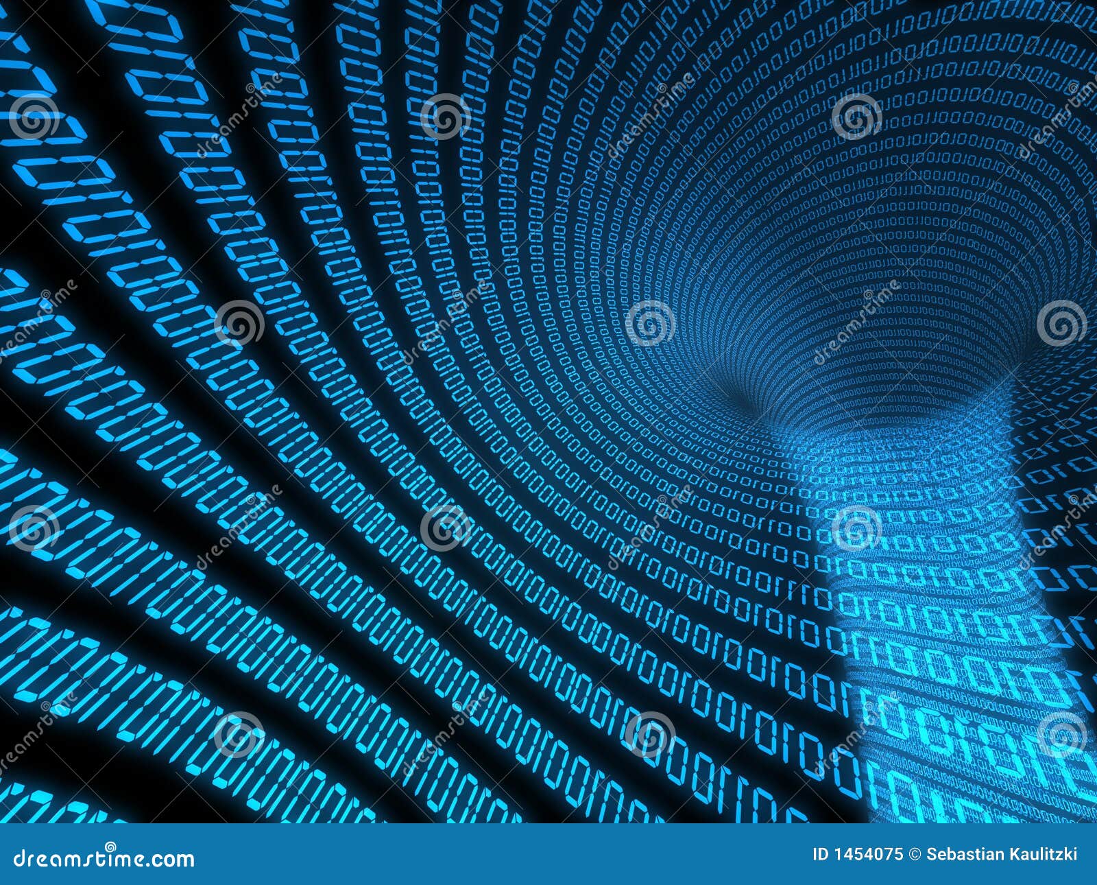 Digital stream stock illustration. Illustration of distance - 1454075