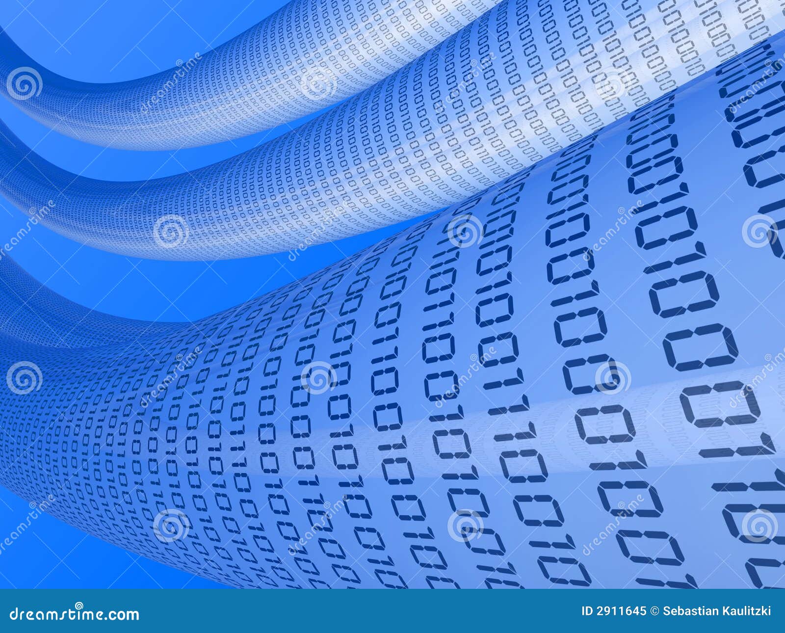 Digital streams stock illustration. Illustration of digital - 2911645