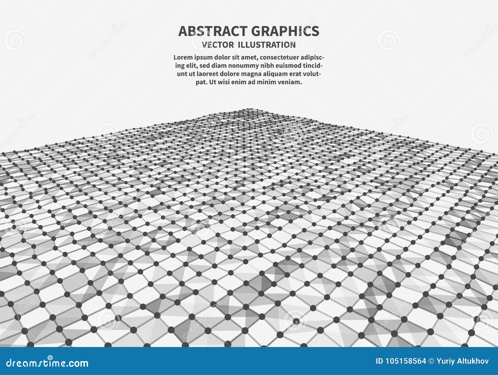 Digital Surface, Vector Illustration. Stock Vector - Illustration of ...