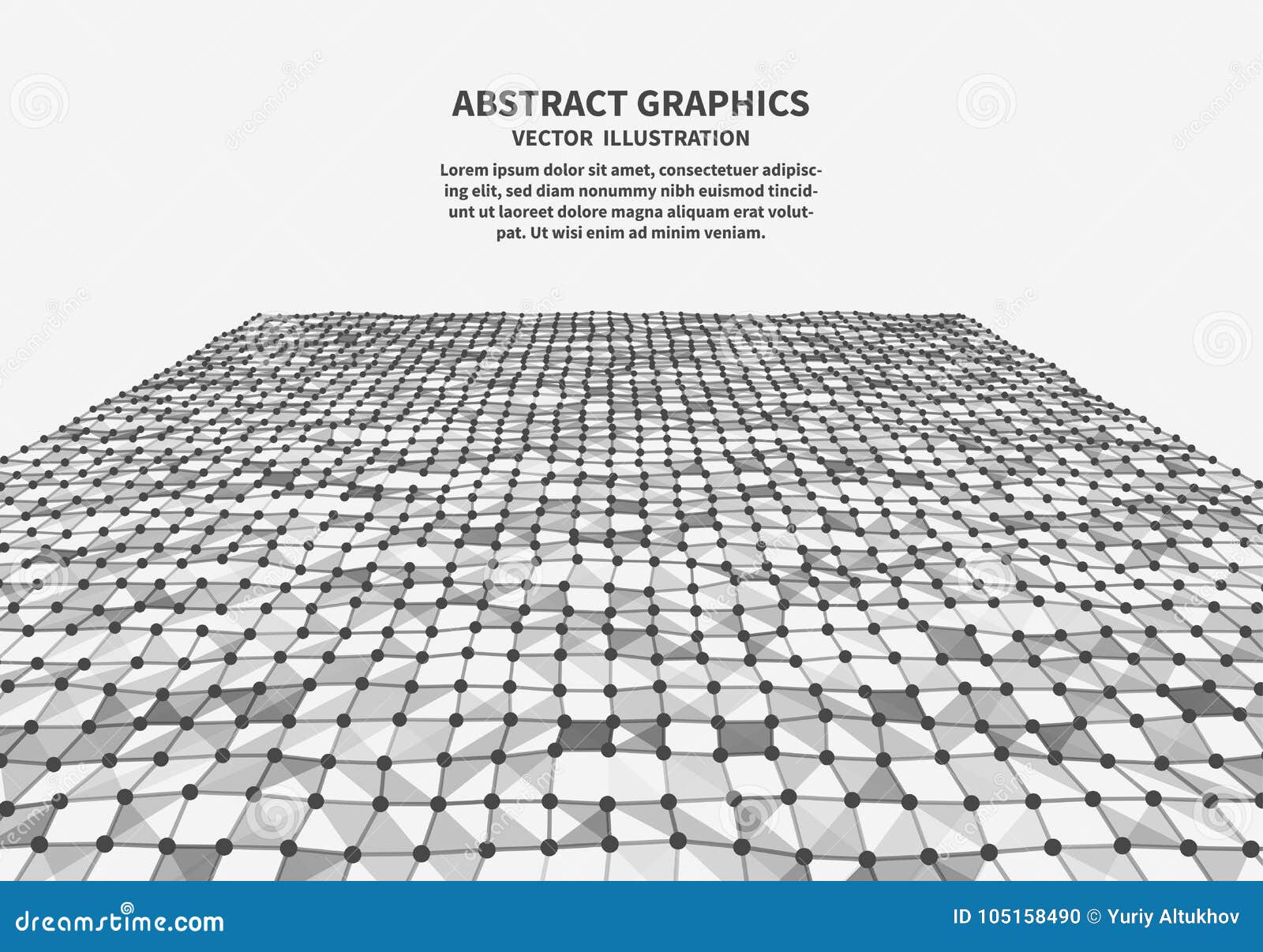 Digital Surface, Vector Illustration. Stock Vector - Illustration of ...