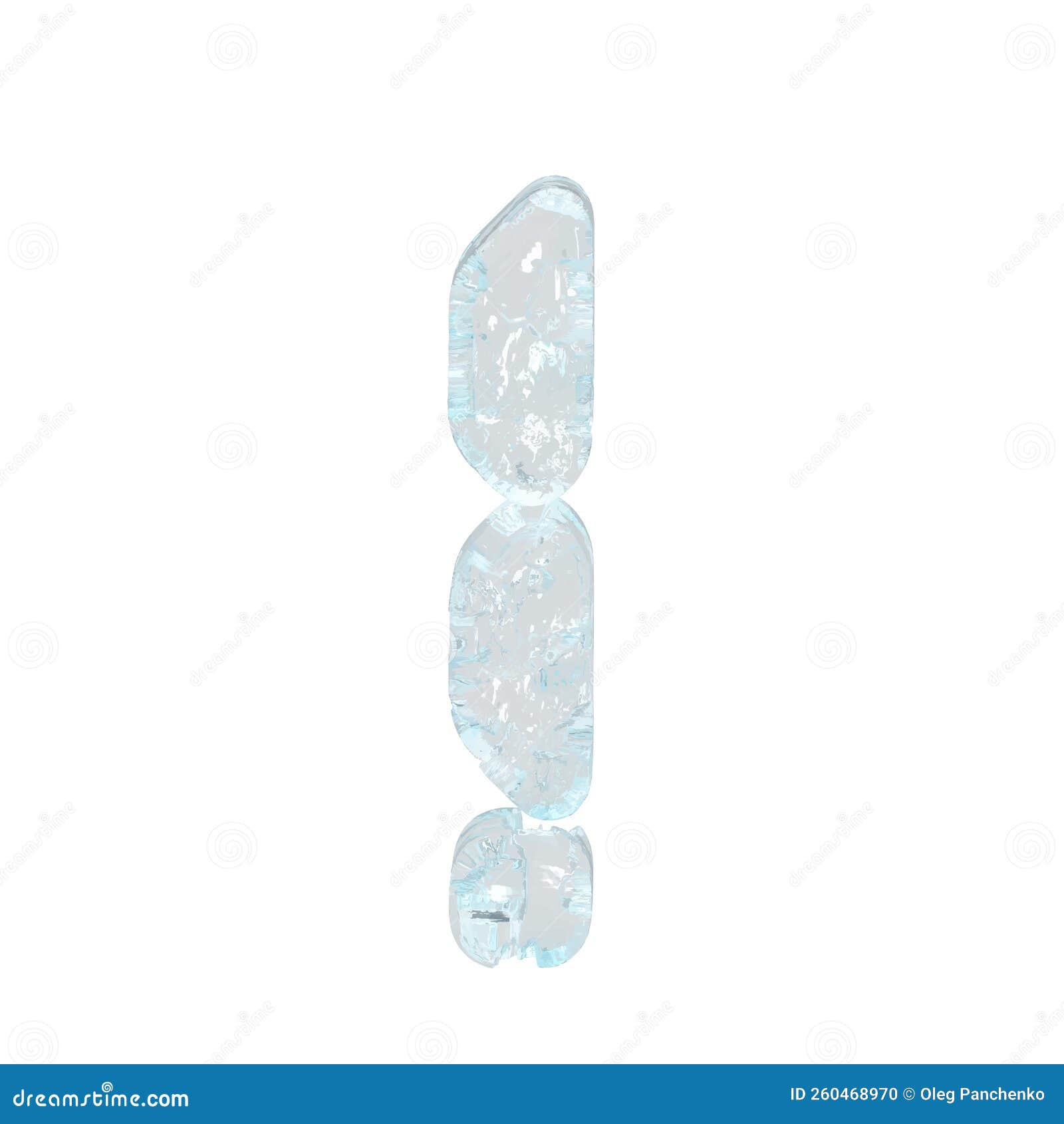 Digital symbol made of ice stock vector. Illustration of alphabet ...