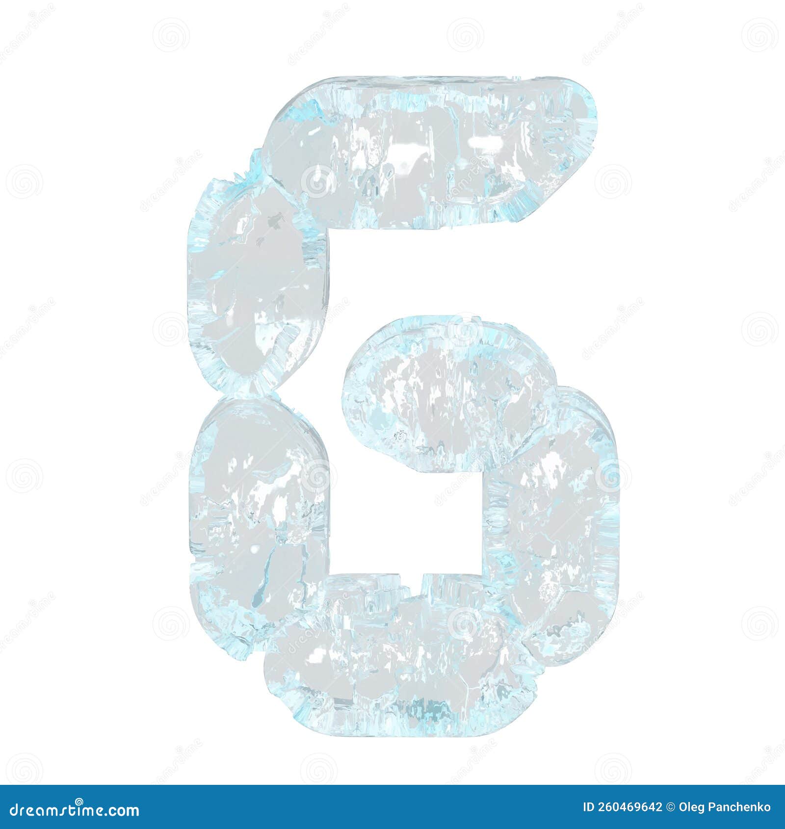 Digital Symbol Made of Ice. Letter G Stock Vector - Illustration of ...