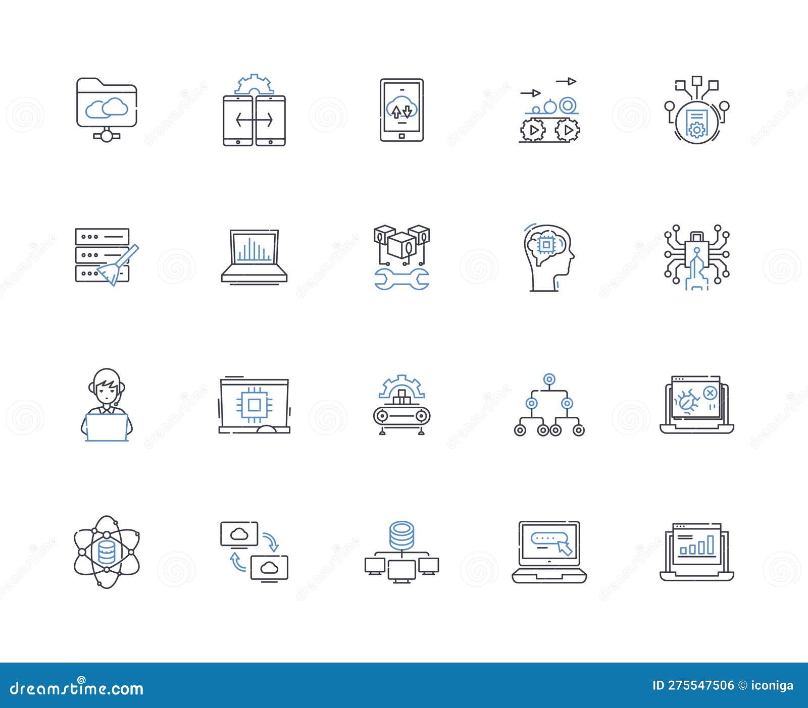 Digital Symbols Line Icons Collection. Code, Binary, Pixel, Unicode ... Digital Symbols Line Icons Collection. Code, Binary, Pixel, Unicode ...
