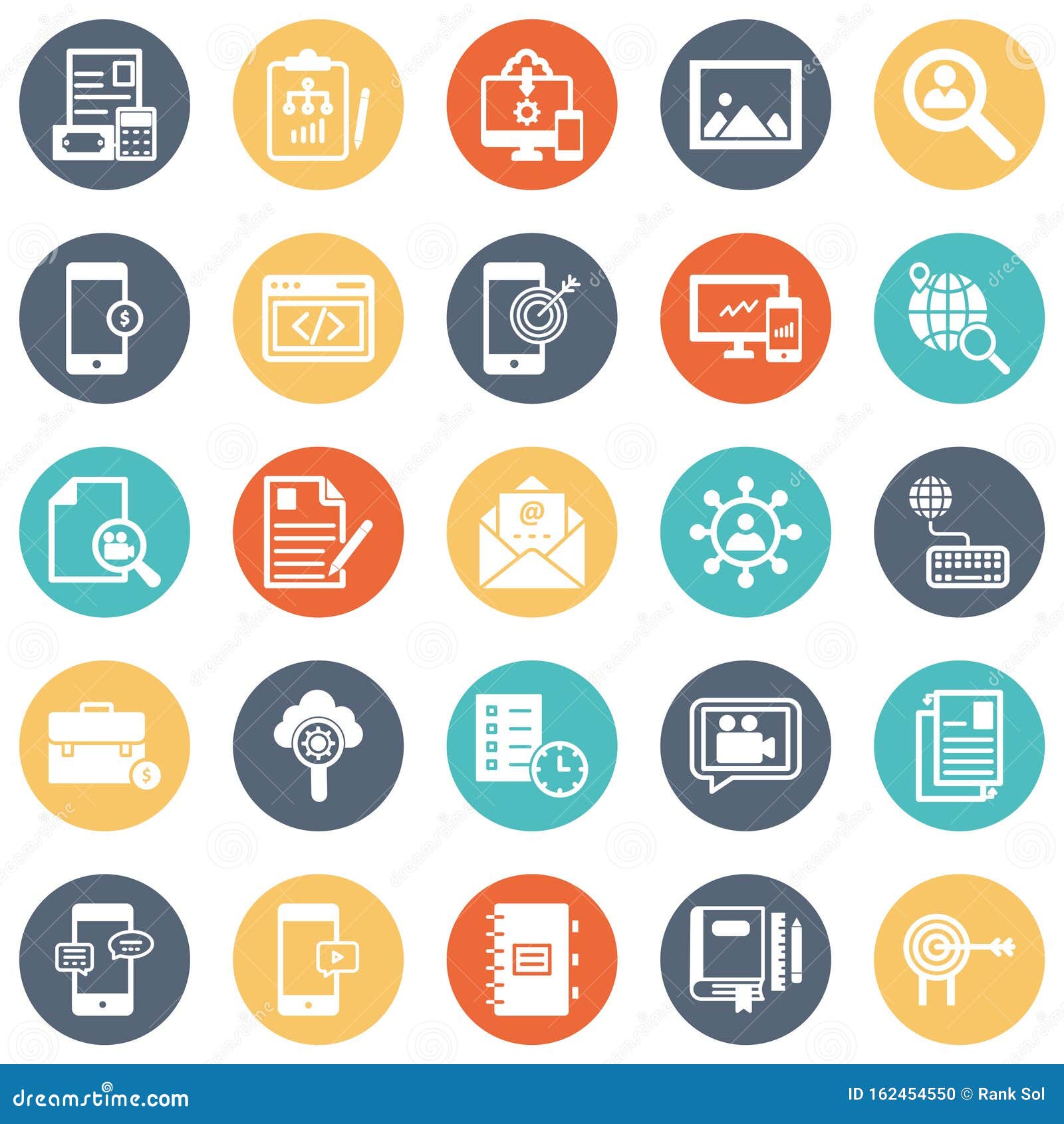 Digital System Vector Icons Set Every Single Icon Can Easily Modify or ...