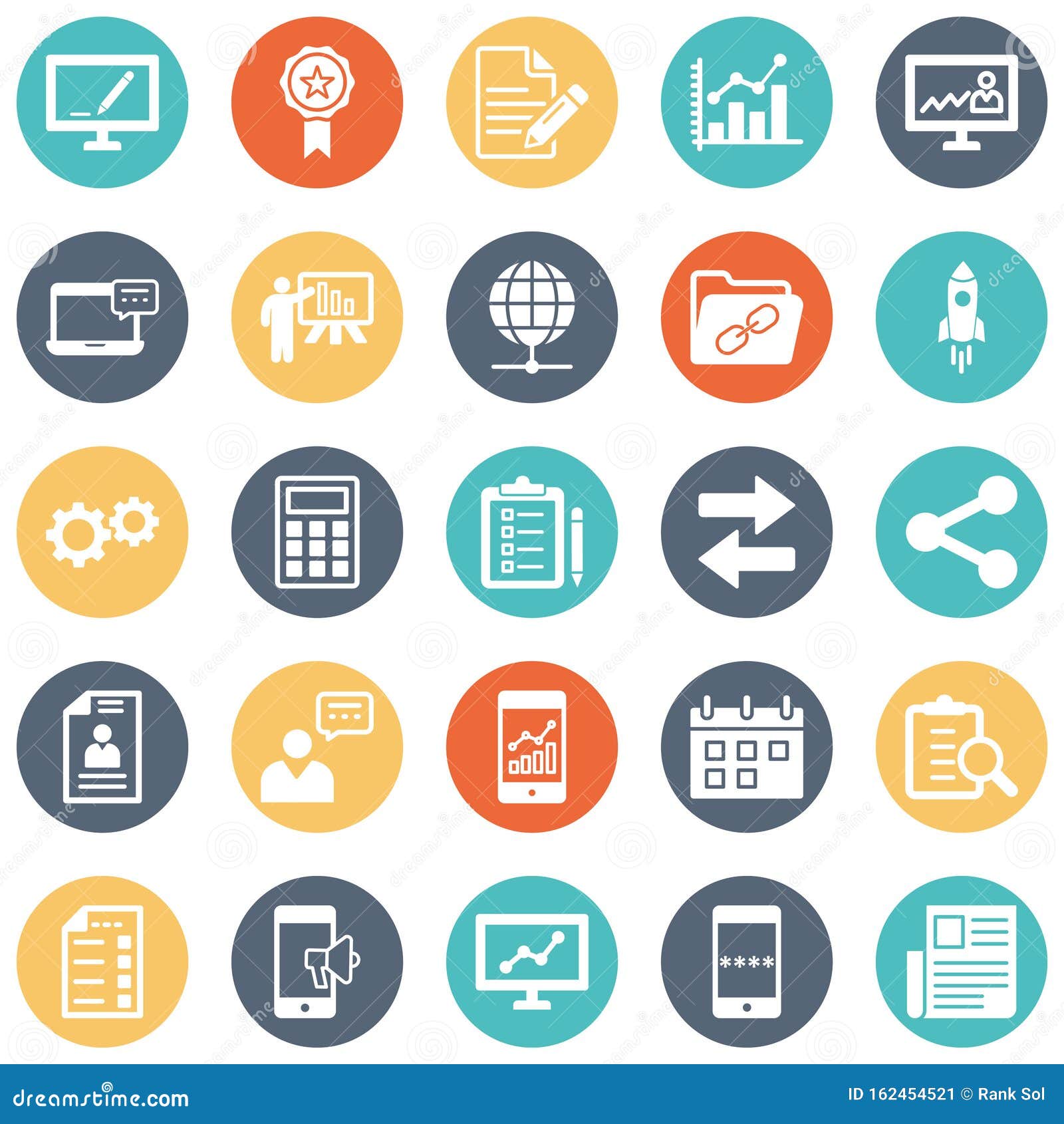 Digital System Vector Icons Set Every Single Icon Can Easily Modify or ...