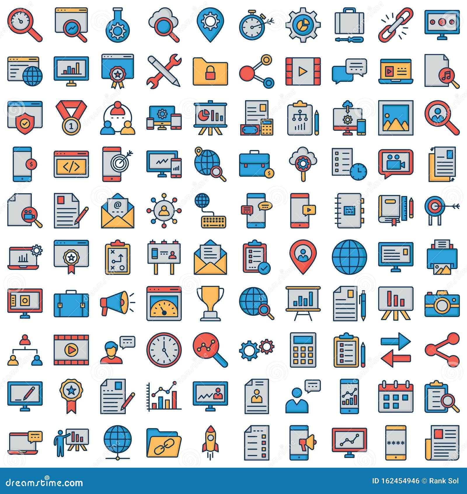 Digital System Vector Icons Set Every Single Icon Can Easily Modify or ...