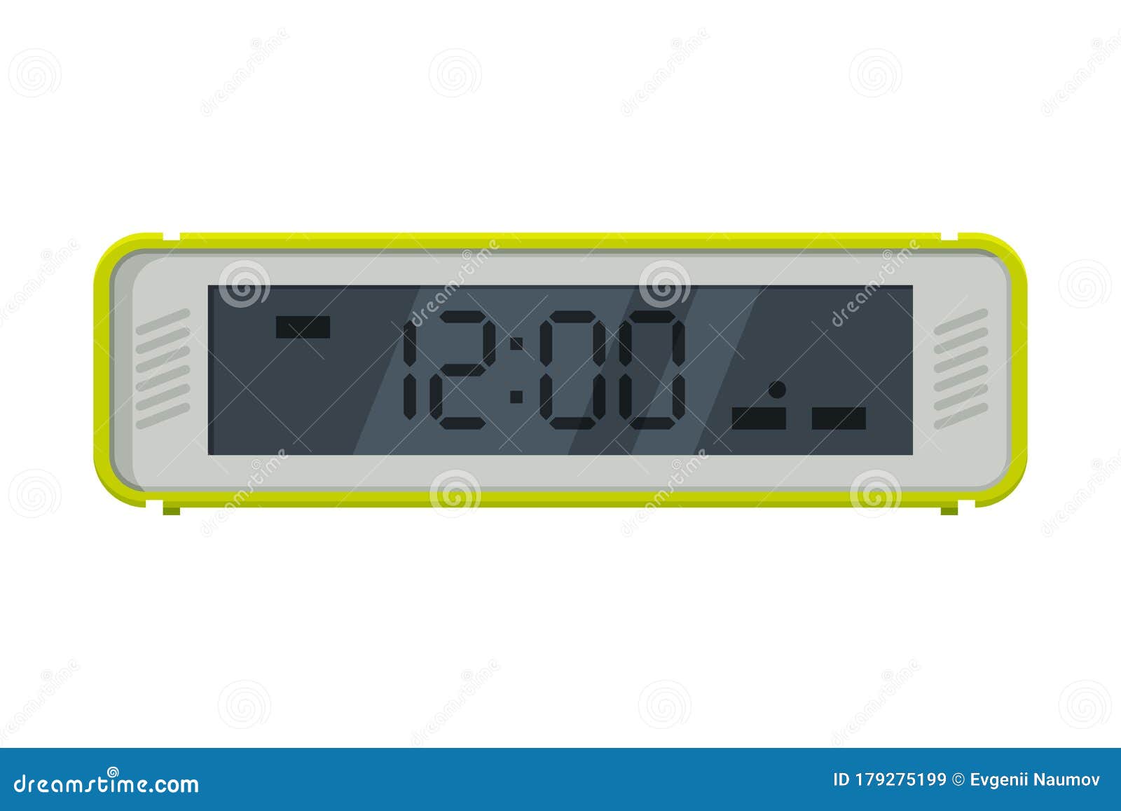 Digital Table Alarm Clock, Modern Electronic Time Measuring Instrument ...
