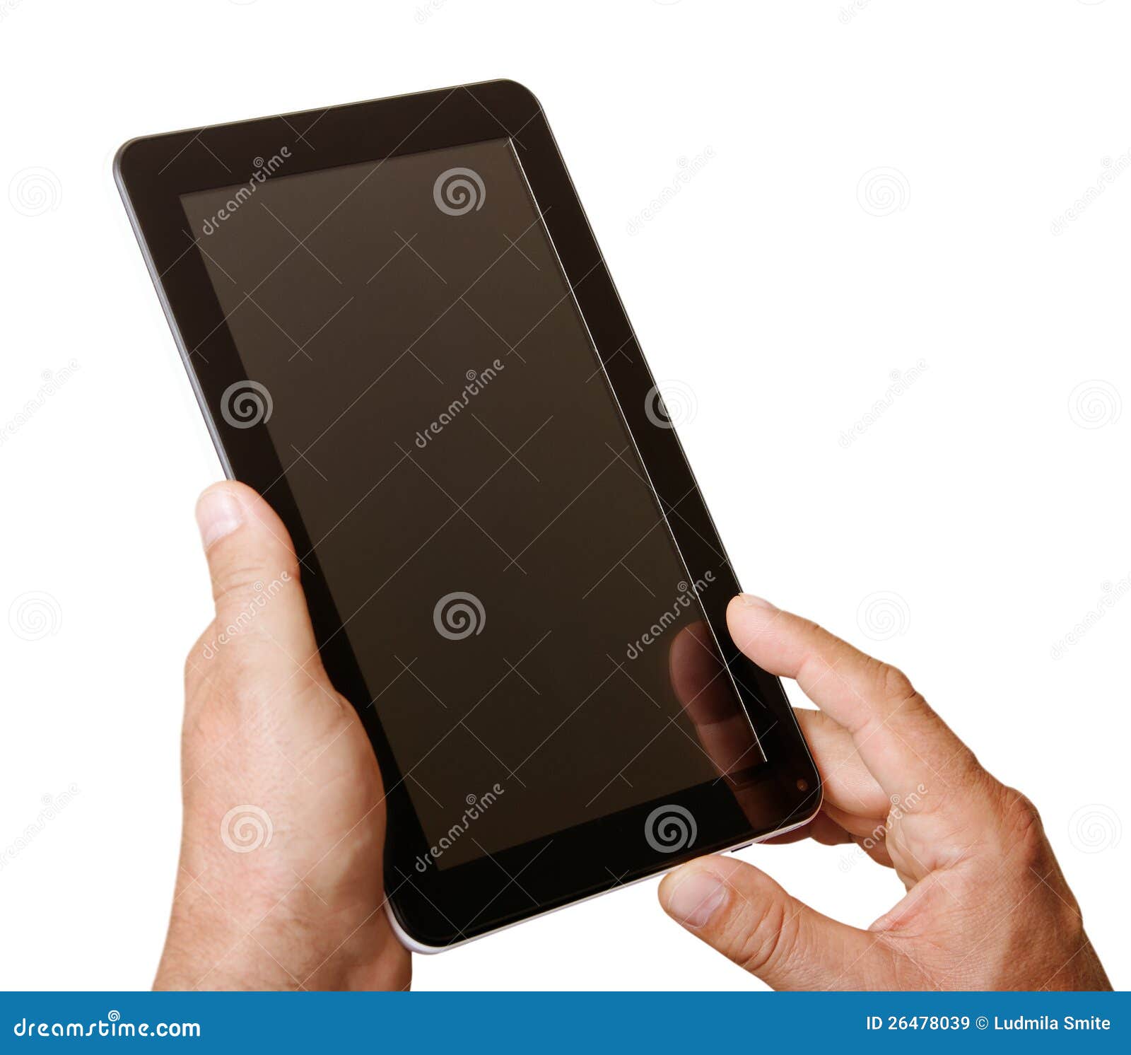 Digital tablet. stock image. Image of internet, hand - 26478039