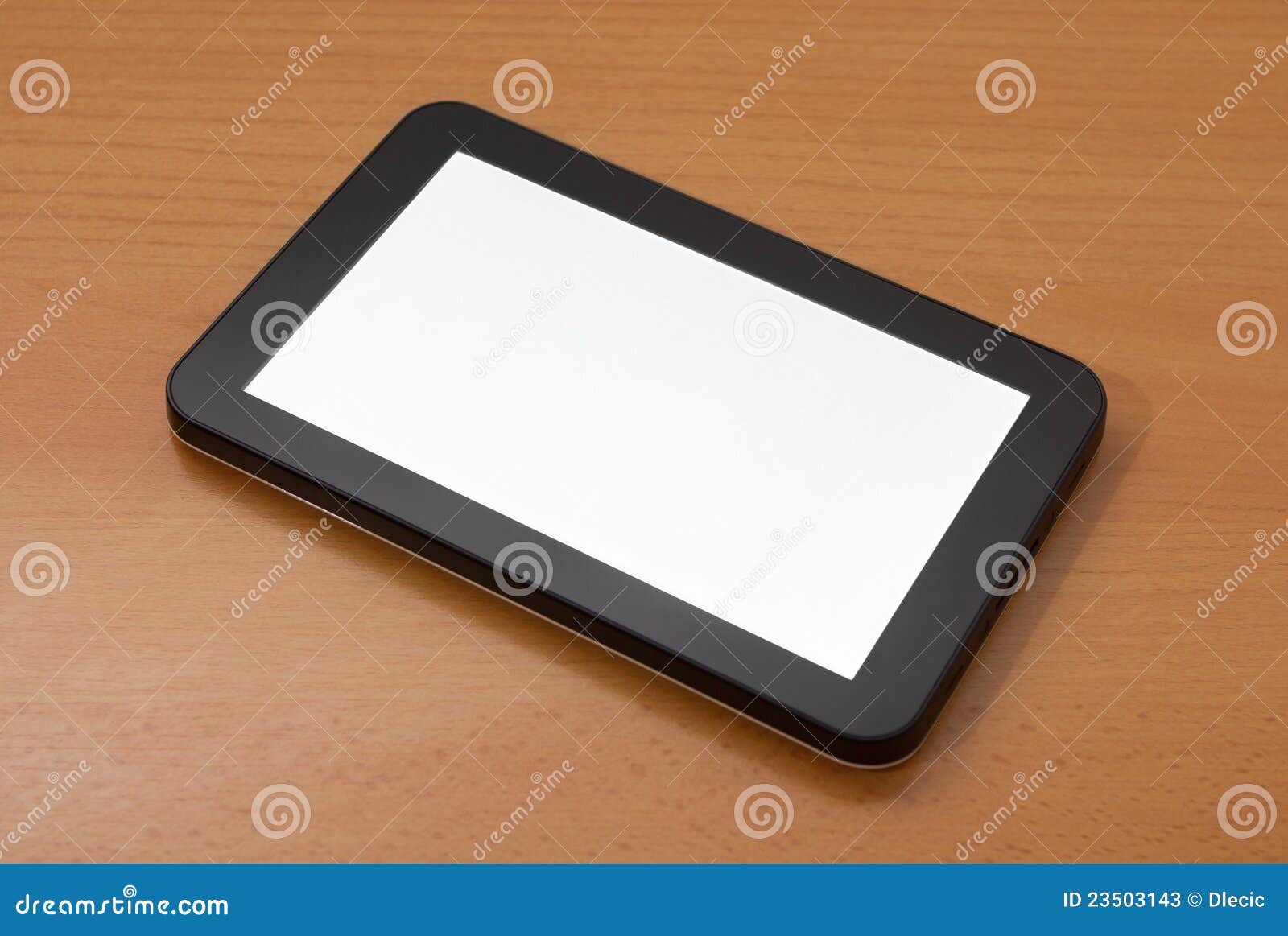 Digital Tablet with Blank Screen Stock Image - Image of plan, laptop ...