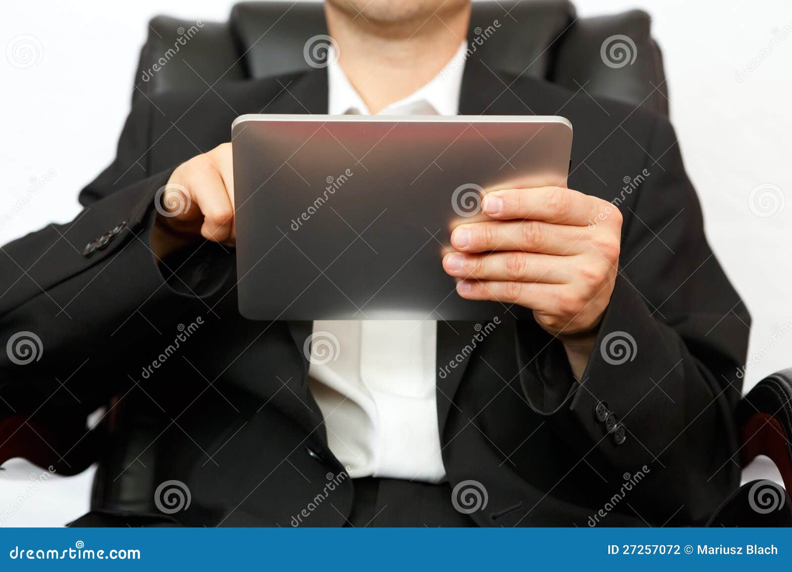 Digital tablet in hands stock photo. Image of multimedia - 27257072
