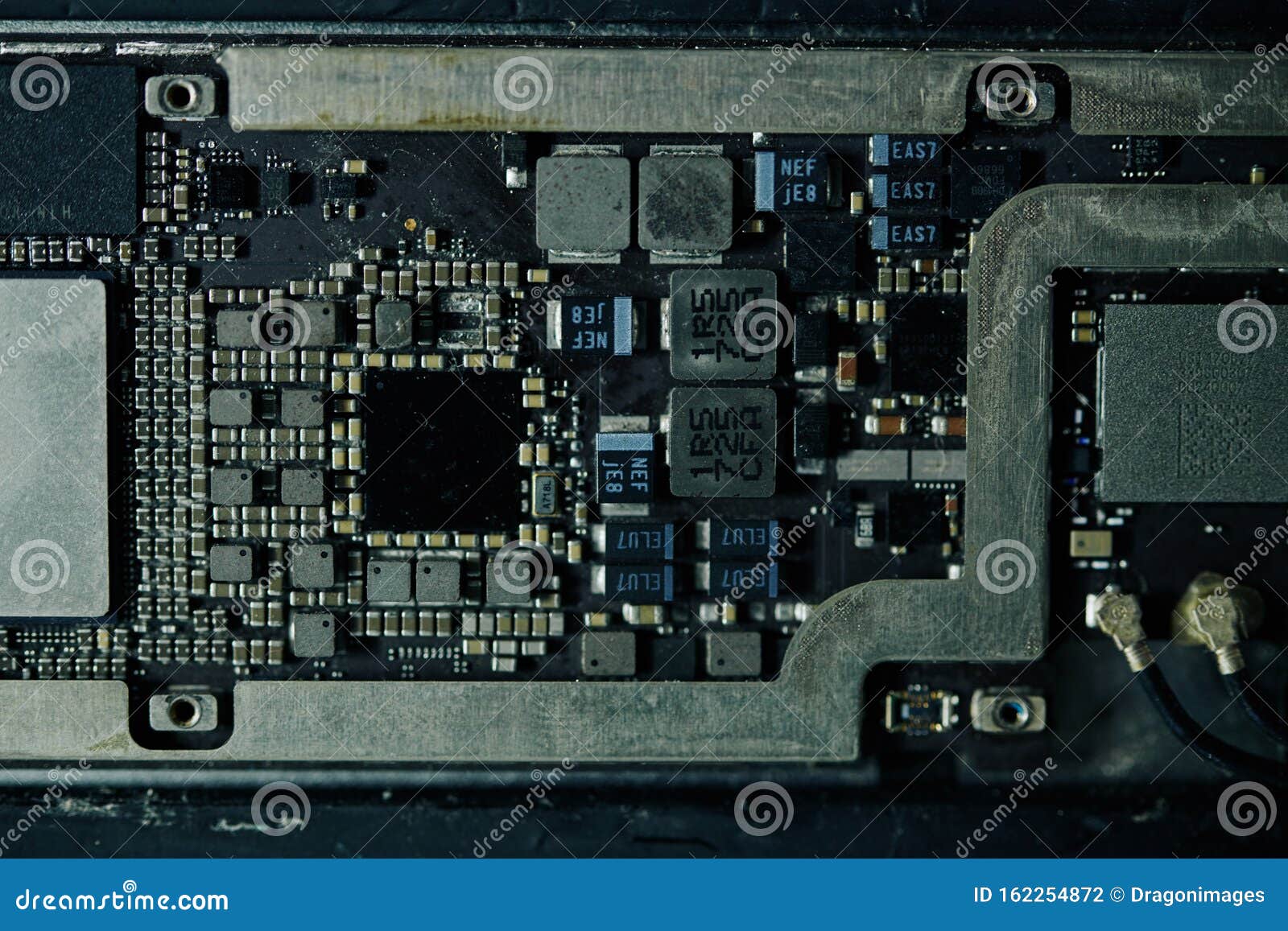 Digital tablet motherboard stock photo. Image of object - 162254872