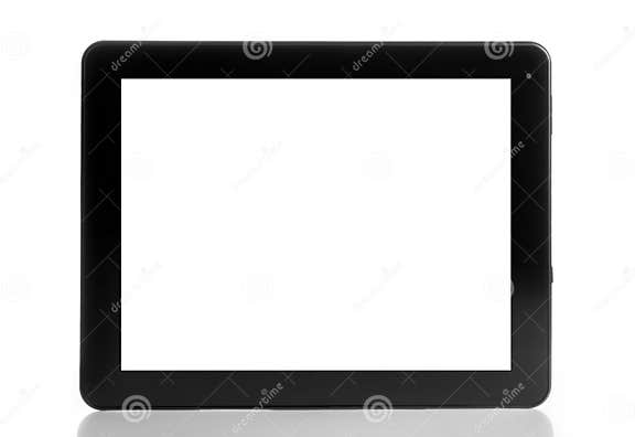 Digital Tablet Pc Isolated on White Background Stock Photo - Image of ...
