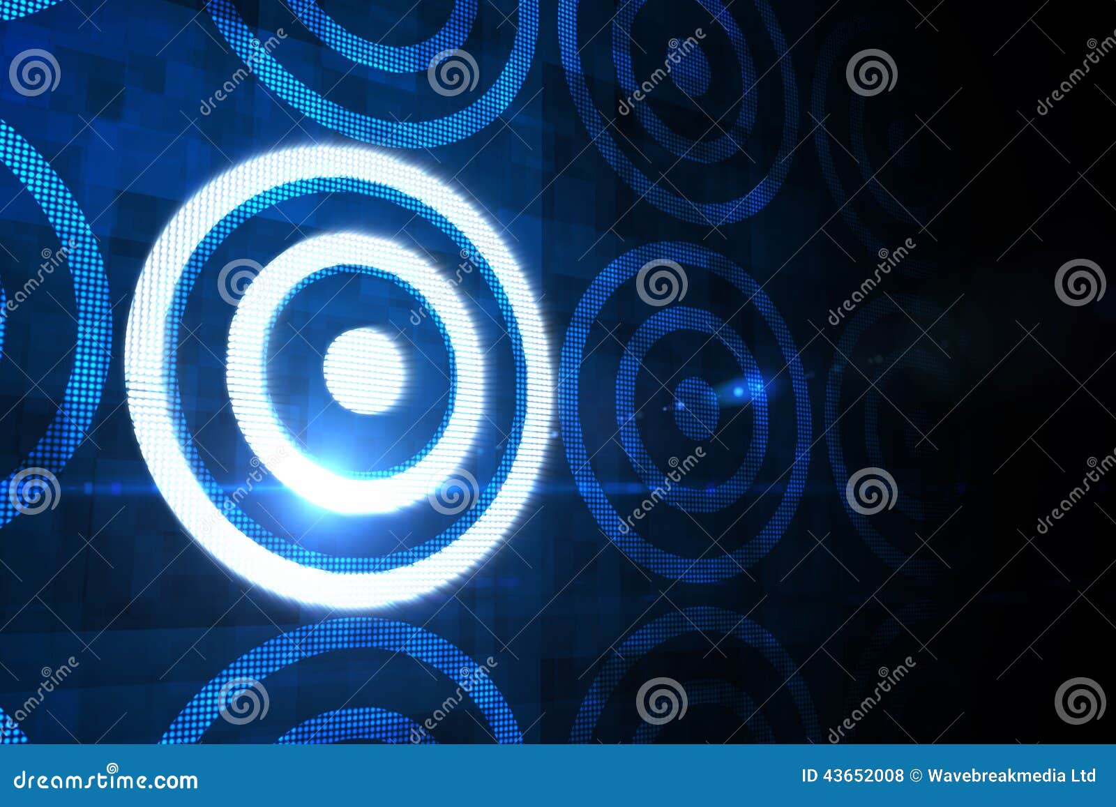 Digital Target Over Computing Design Stock Illustration - Illustration ...