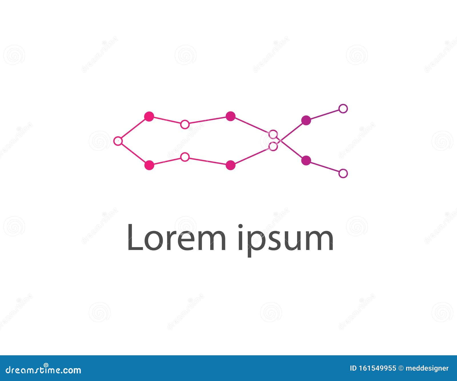 Digital tech fish logo stock illustration. Illustration of connection ...