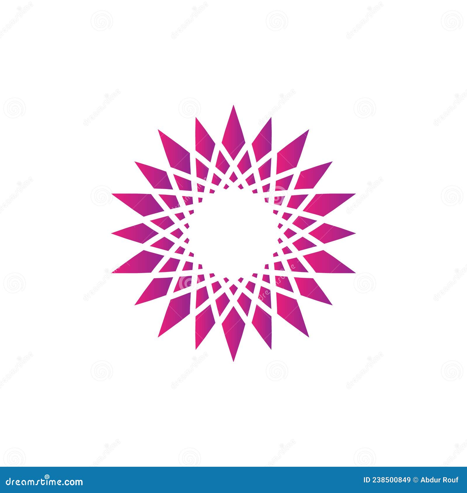 Digital Tech Flower Logo Design Stock Vector - Illustration of icon ...
