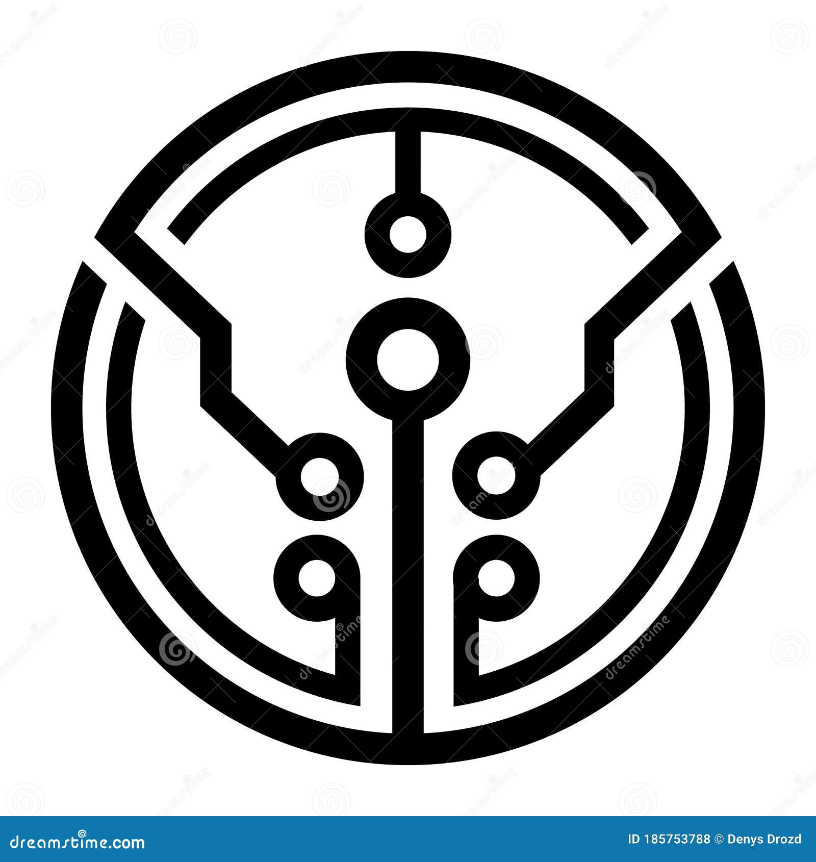 Digital Tech Icon Vector Set. Technologies Illustration Sign Collecion ...