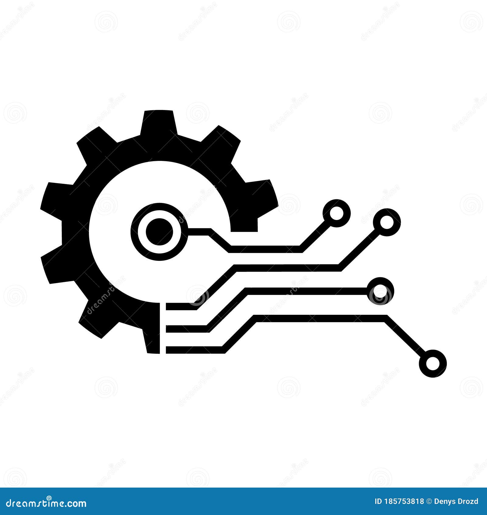 Digital Tech Icon Vector Set. Technologies Illustration Sign Collecion ...