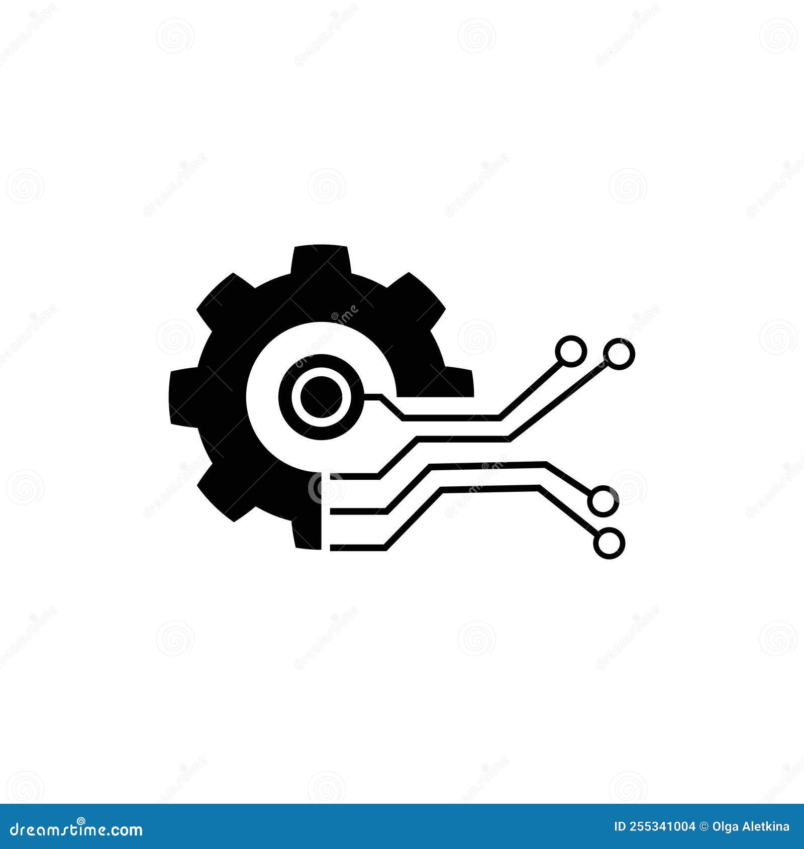 Digital Tech Icon Vector. Technologies Illustration Sign. Information ...
