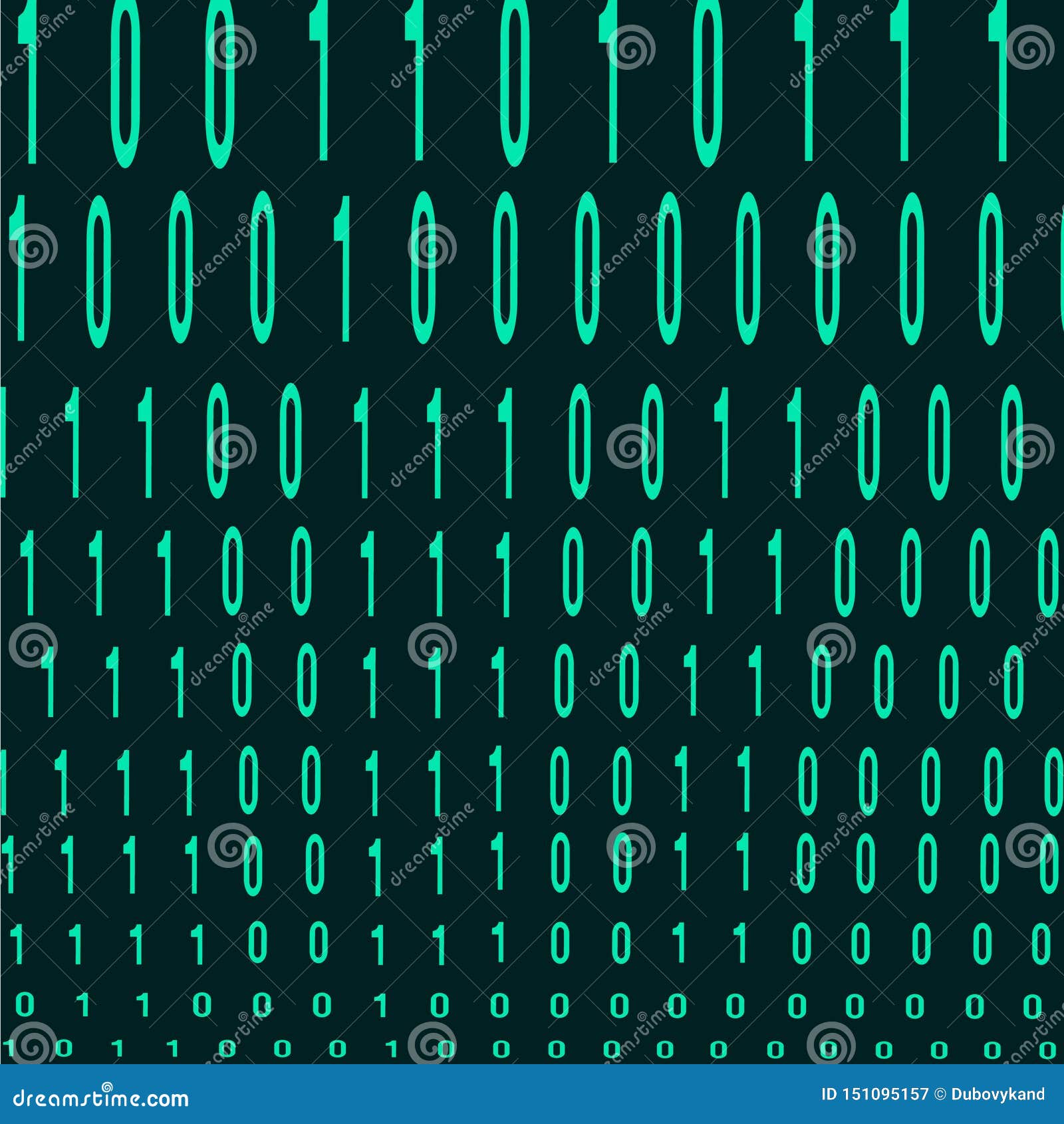 Digital Techno Background with Programming Code Stock Vector ...