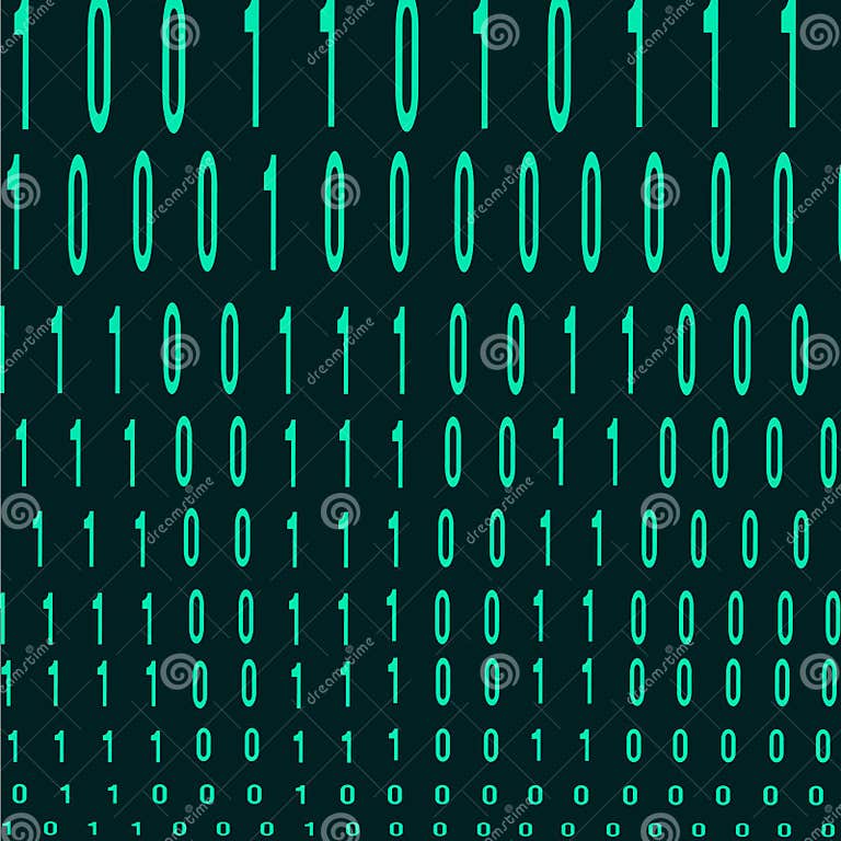 Digital Techno Background with Programming Code Stock Vector ...