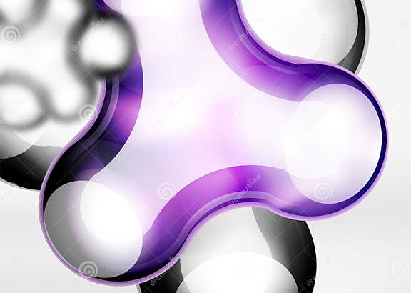 Digital Techno Bubble Background Template Stock Vector - Illustration ...