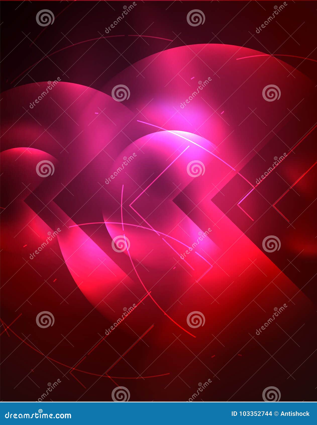 Digital Techno Wallpaper, Glowing Abstract Background, Circles Stock ...