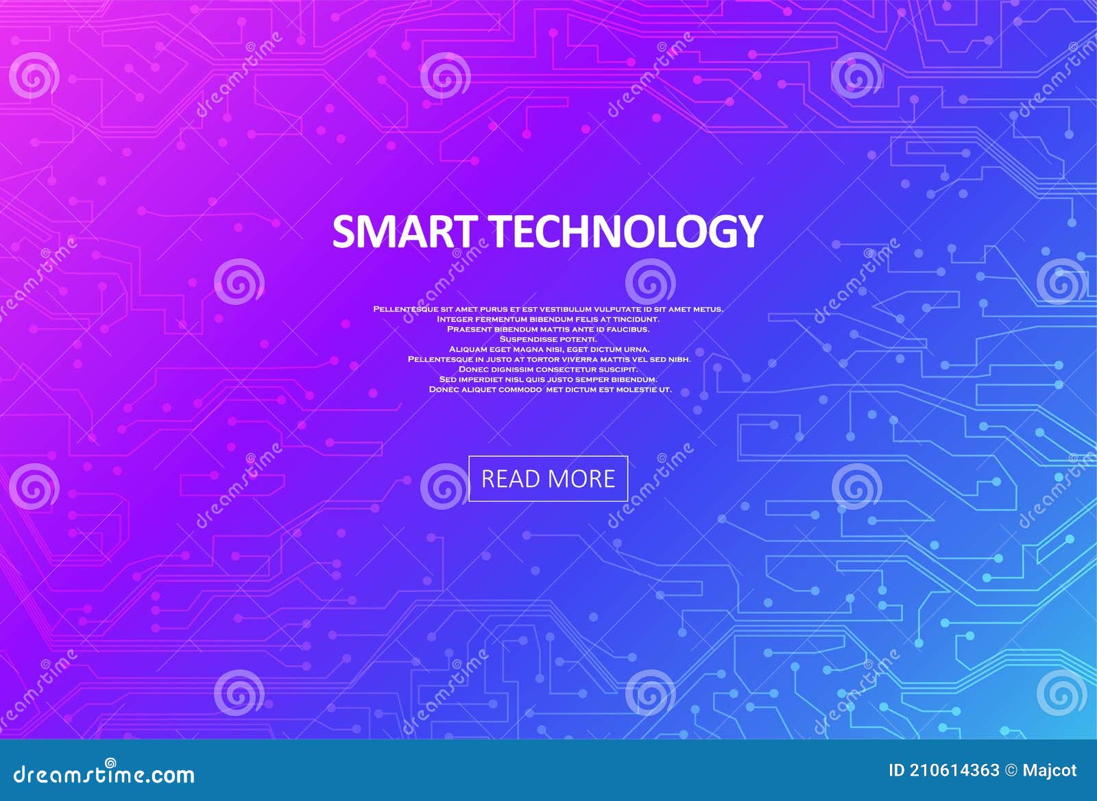 Digital Technology Background Stock Vector - Illustration of ...