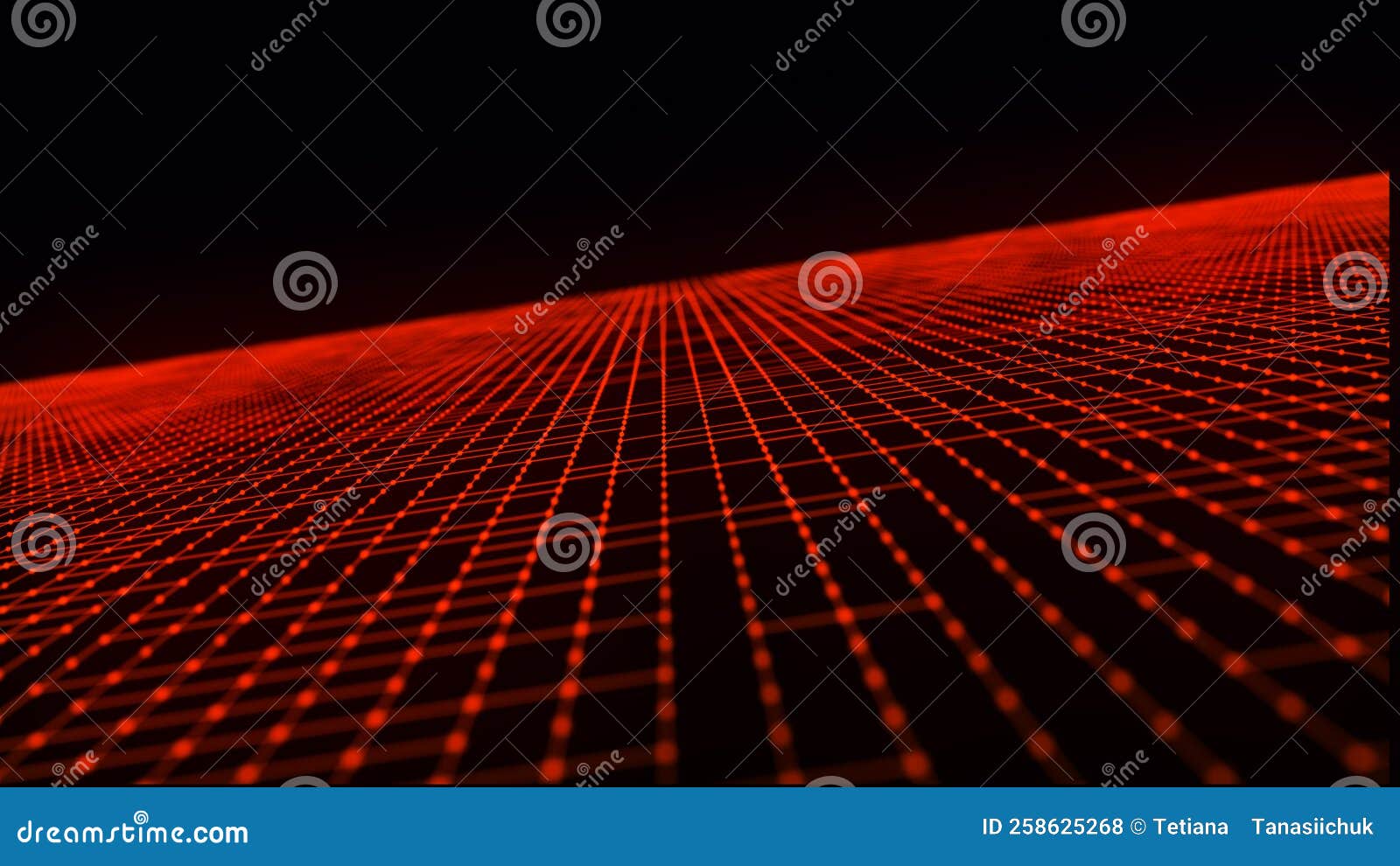 Digital Technology Background. Big Data Visualization. Dynamic Field of ...
