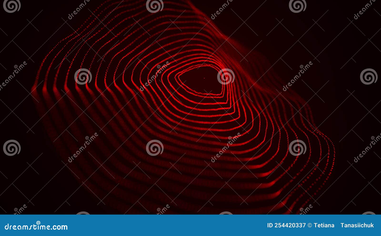 Digital Technology Background. Big Data Visualization. Dynamic Wave of ...