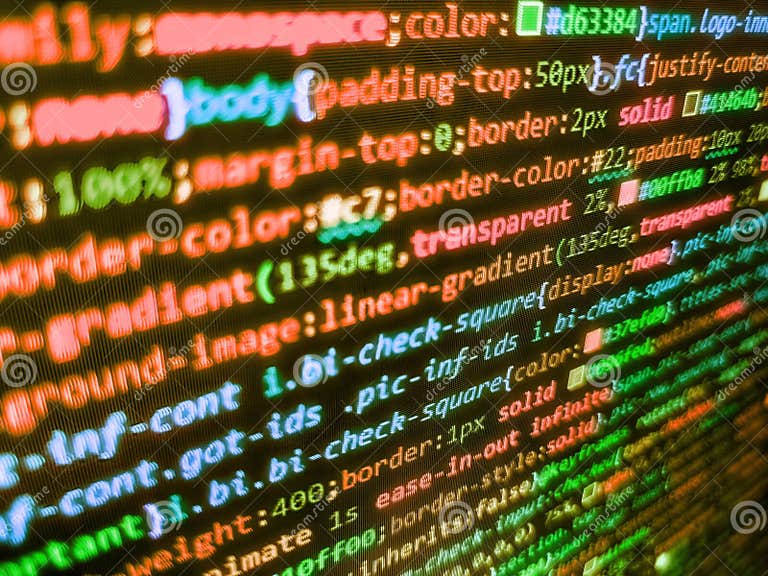 Digital Technology Background Coding Application By Programmer Developer Web Programming And