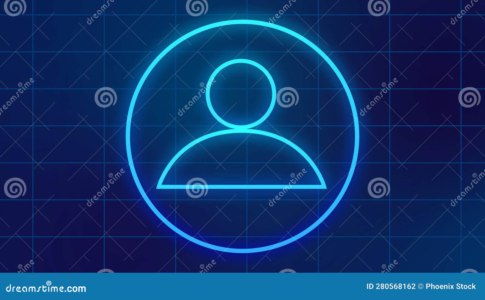 Digital Technology Background. Human Profile, Display Picture, Stock ...