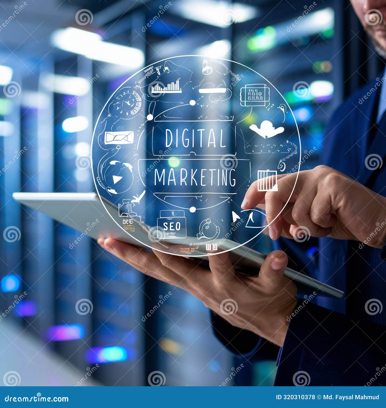 Digital Technology Background Image Stock Photo - Image of futuristic ...