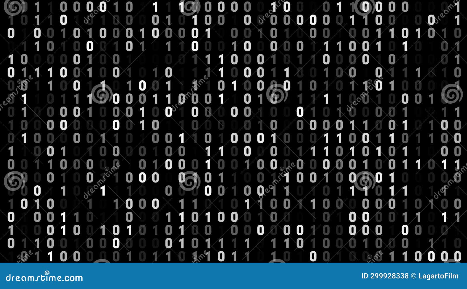Digital Technology Binary On Black Exploring Texture And Science Of 3719