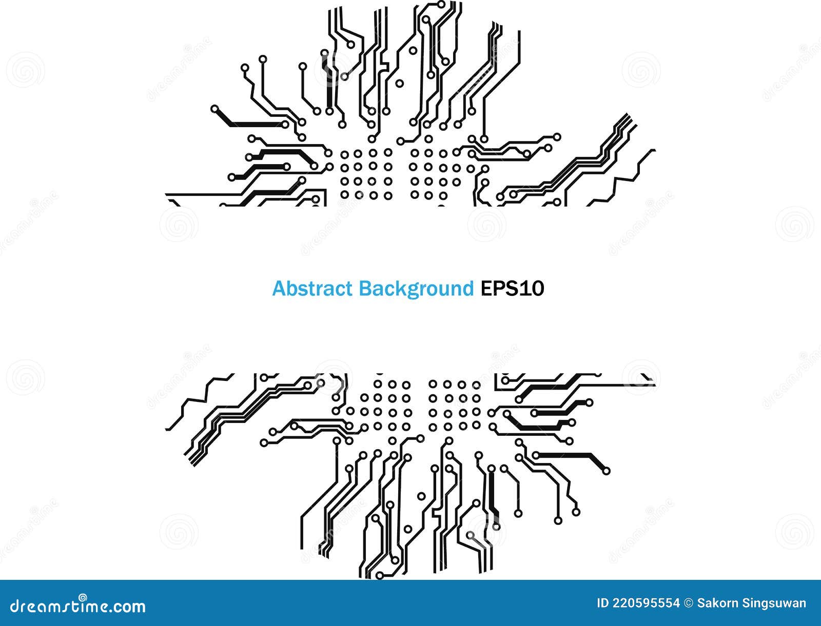 Digital Technology Circuit Background Concept with Technology ...
