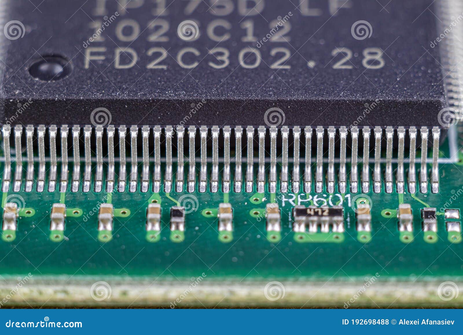 Digital Technology. Computer Components Close-up. Stock Photo - Image ...