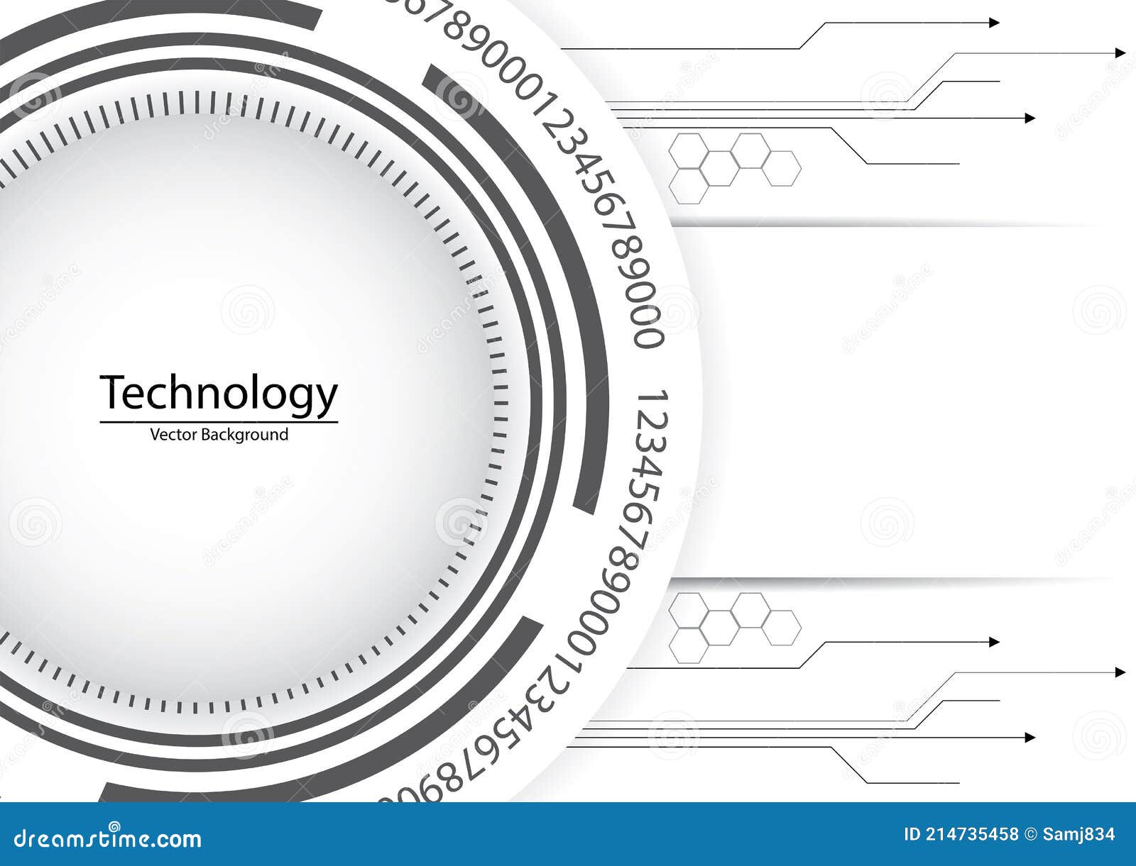 Digital Technology Vector Background Stock Vector - Illustration of ...