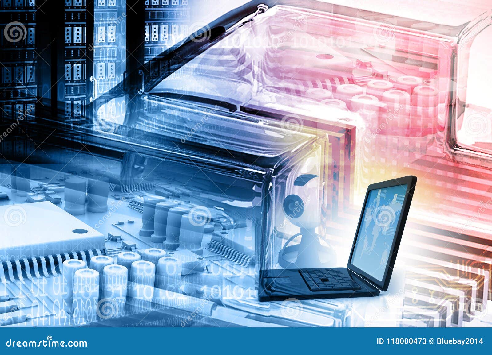 Internet technology stock illustration. Illustration of email - 118000473