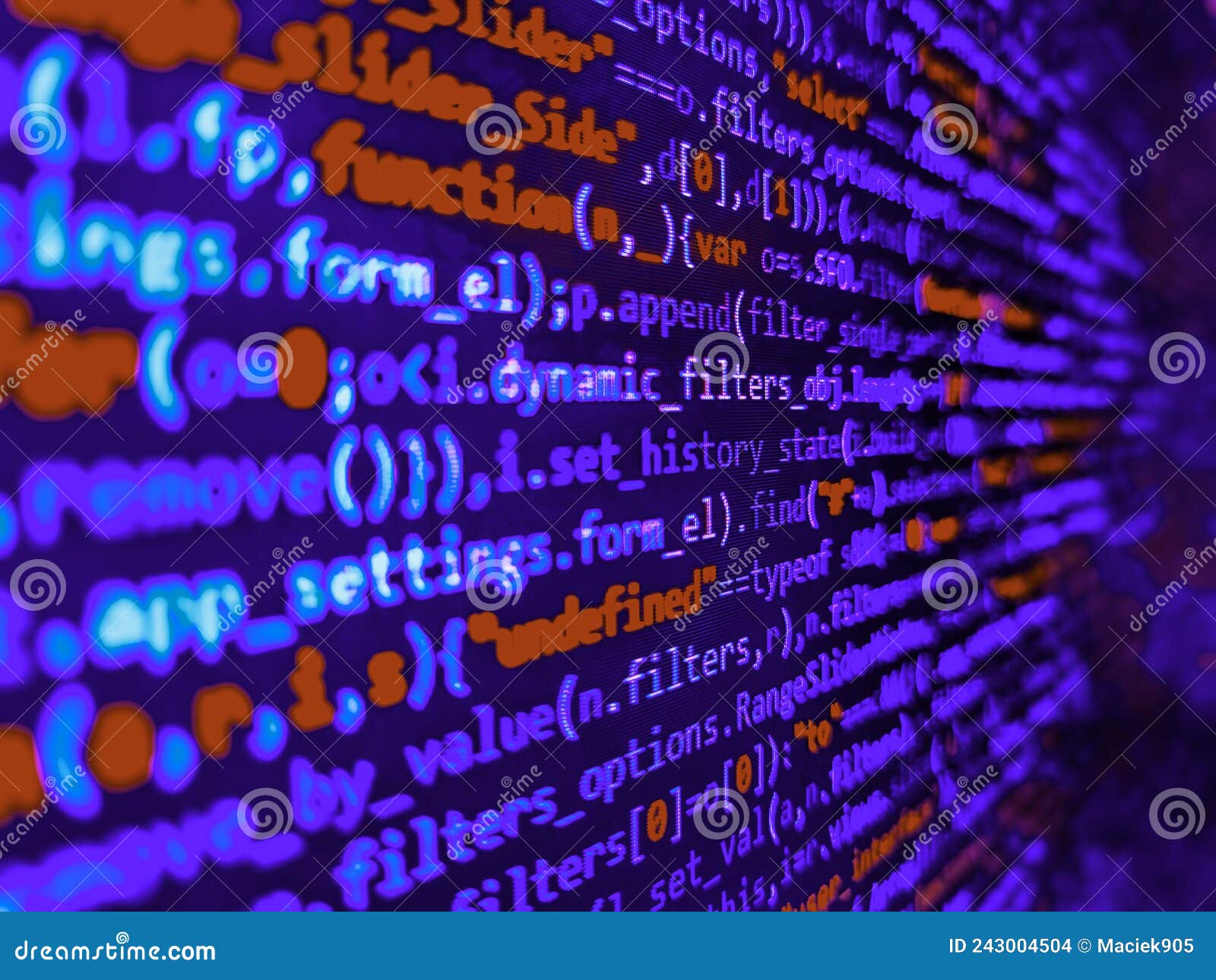 Digital Technology on Display. Web Programming and Bracket Technology Background Stock Photo ...