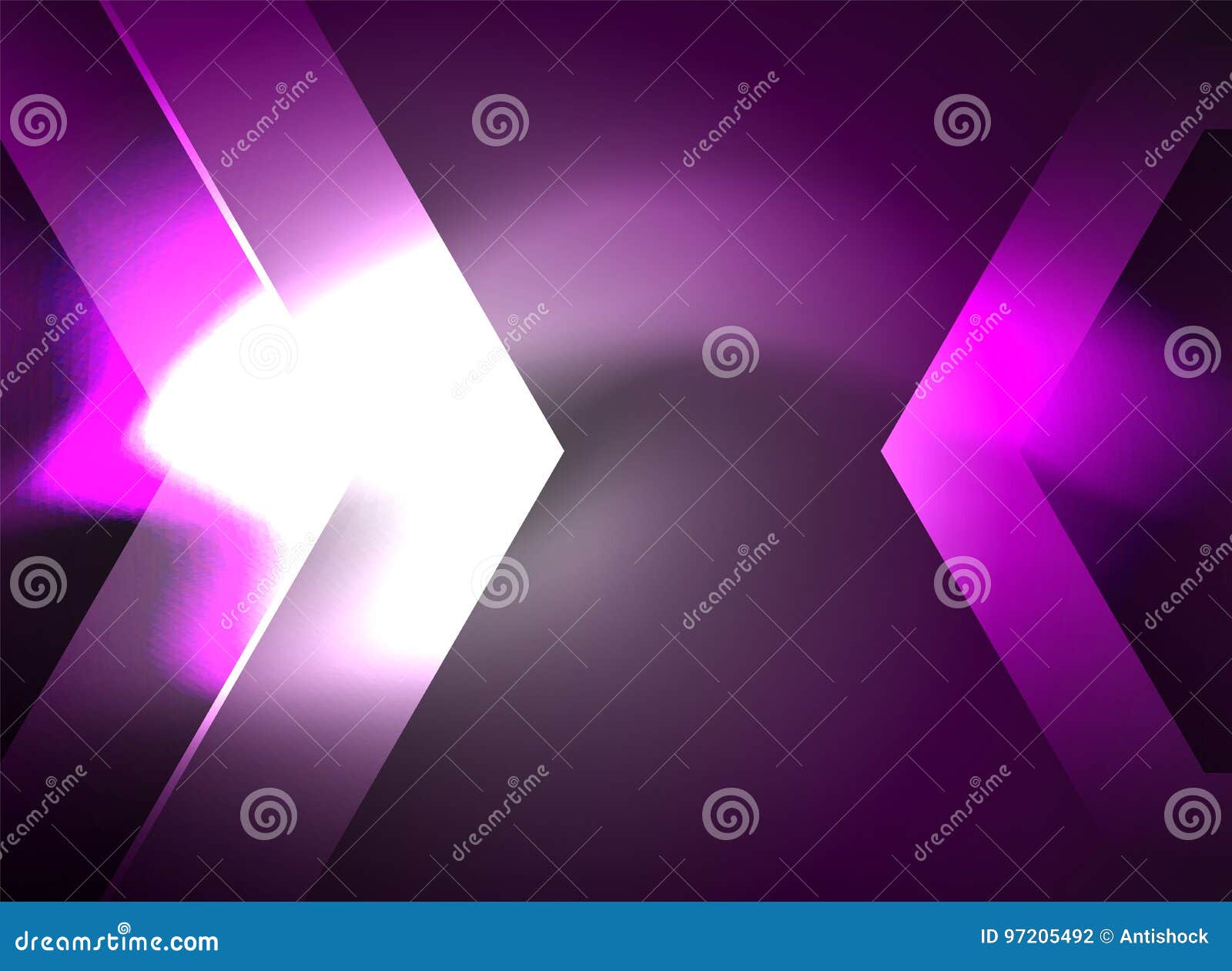 Digital Technology Glowing Arrows Stock Vector - Illustration of ...