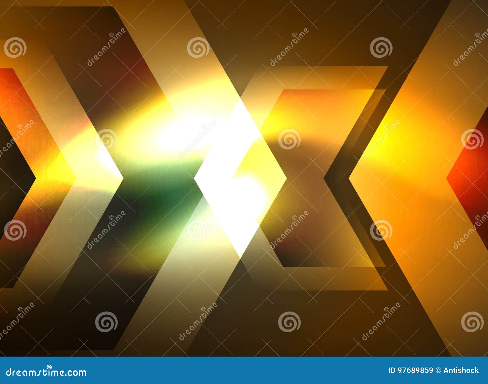 Digital Technology Glowing Arrows Stock Vector - Illustration of ...