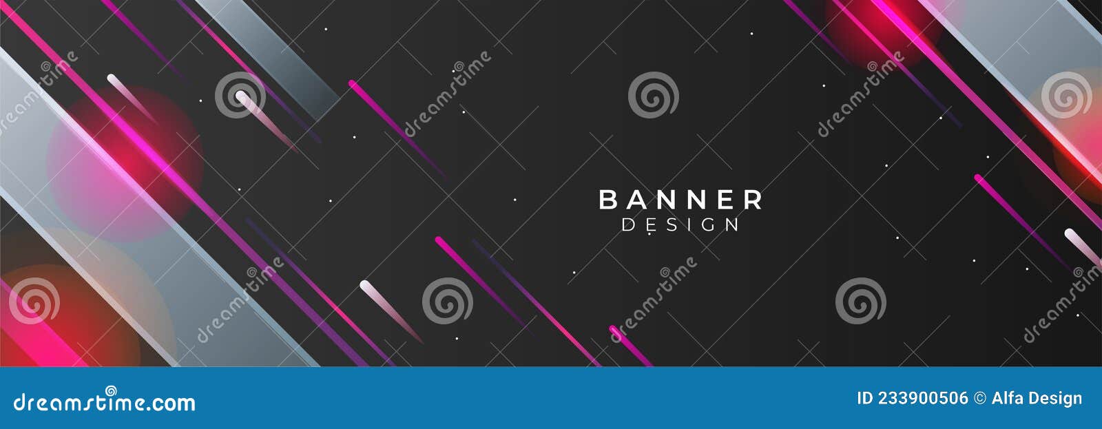 Digital Technology Header or Banners. Geometric Abstract Background ...