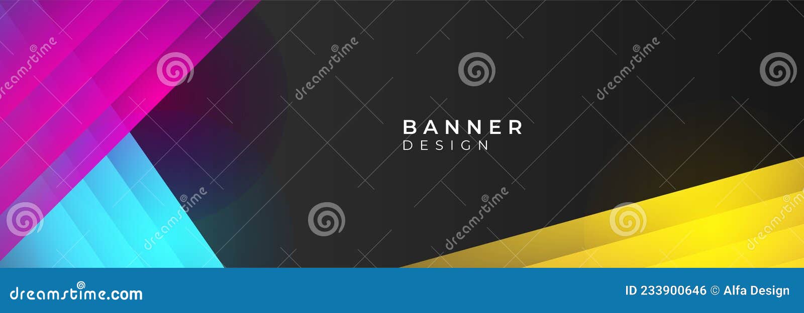 Digital Technology Header or Banners. Geometric Abstract Background ...