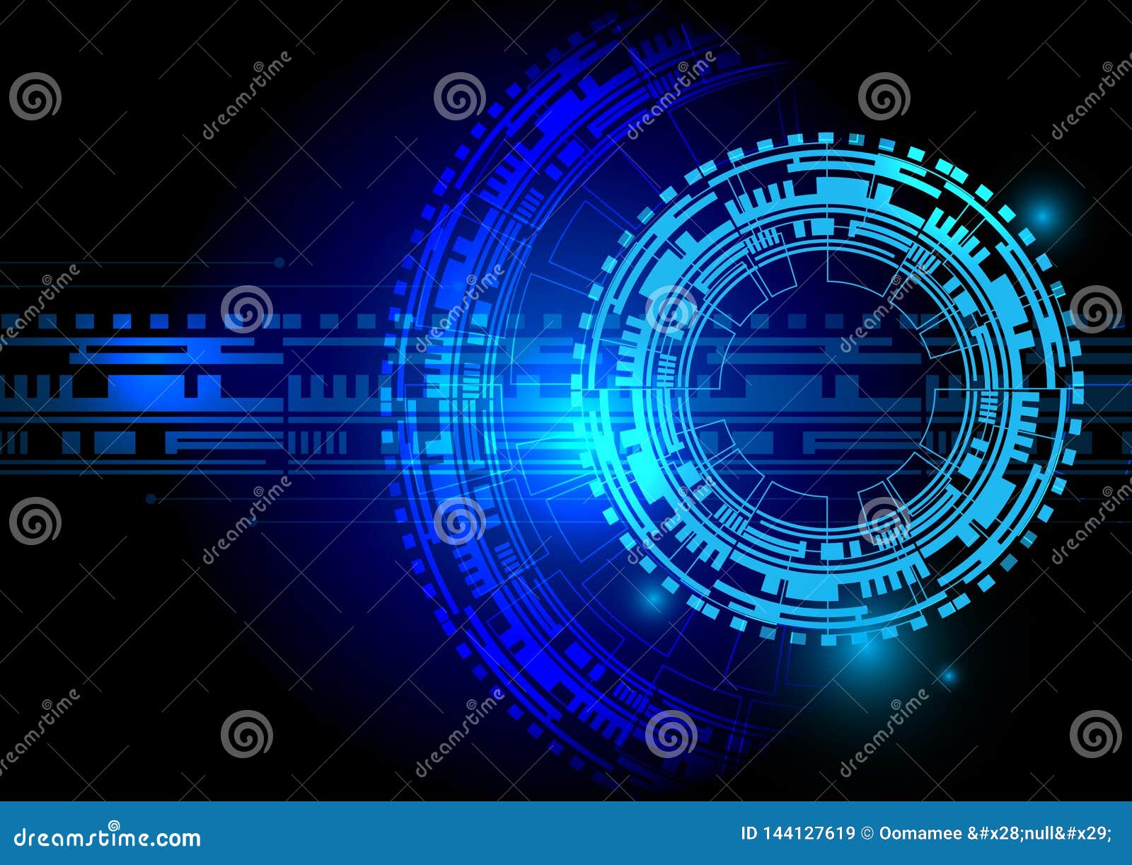 Digital Technology vector stock illustration. Illustration of ...