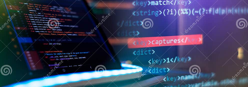 Digital Technology Industry Concept Development of Programming and ...