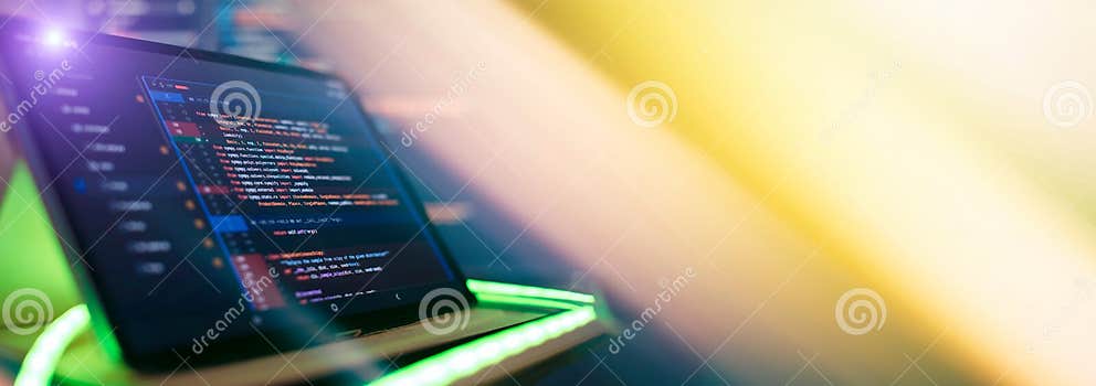 Digital Technology Industry Concept Development of Programming and ...